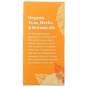 Allegro Tea, Organic Decaf Ginger Peach Black Tea Bags, 20 ct