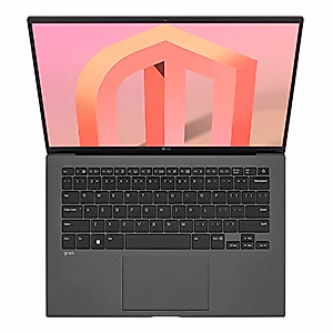 LG gram (2022) 14Z90Q Ultra Lightweight Laptop, 14" (1920 x 1200) IPS Display, Intel Evo 12th Gen i7 1260P Processor, 16GB LPDDR5, 512GB NVMe SSD, FHD Webcam, WiFi 6E, Thunderbolt 4, Windows 11, Gray