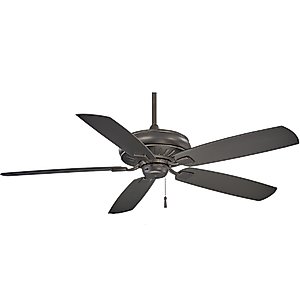 MINKA-AIRE F532-SI Sunseeker 60 Inch Outdoor Ceiling Fan Pull Chain in Smoked Iron Finish