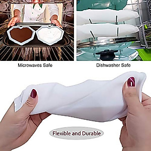 Breakable Heart Mold Set for Chocolate, Heart Silicone Molds with Hammers and Dropper, Letter Mold and Number Chocolate Molds for Valentine Candy Making