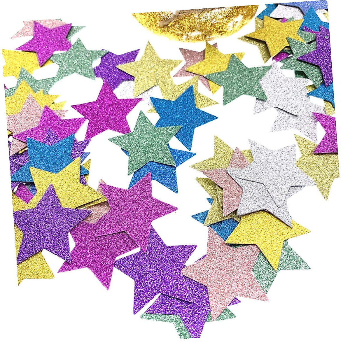 jojofuny 200pcs Decor Party Paper Scrap Tabletop Star Sprinkles Engagement Bridal Painting Confetti Paper Scrap. Diy Paper Scrap Party Supplies Dining Table Scatter Baby Mini