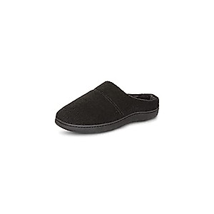 Eddie Bauer Men's Fremont Slippers | House Slippers for Men | Cushioned Footbed Lightweight Slip-On Bedroom Shoes with Rubber Outsole