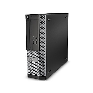 Dell OptiPlex 3020 Desktop Computer - Intel Core i5 i5-4590 3.30 GHz + Wireless Keyboard & Mouse + (2) Dual 22 Inch Monitors (Renewed)