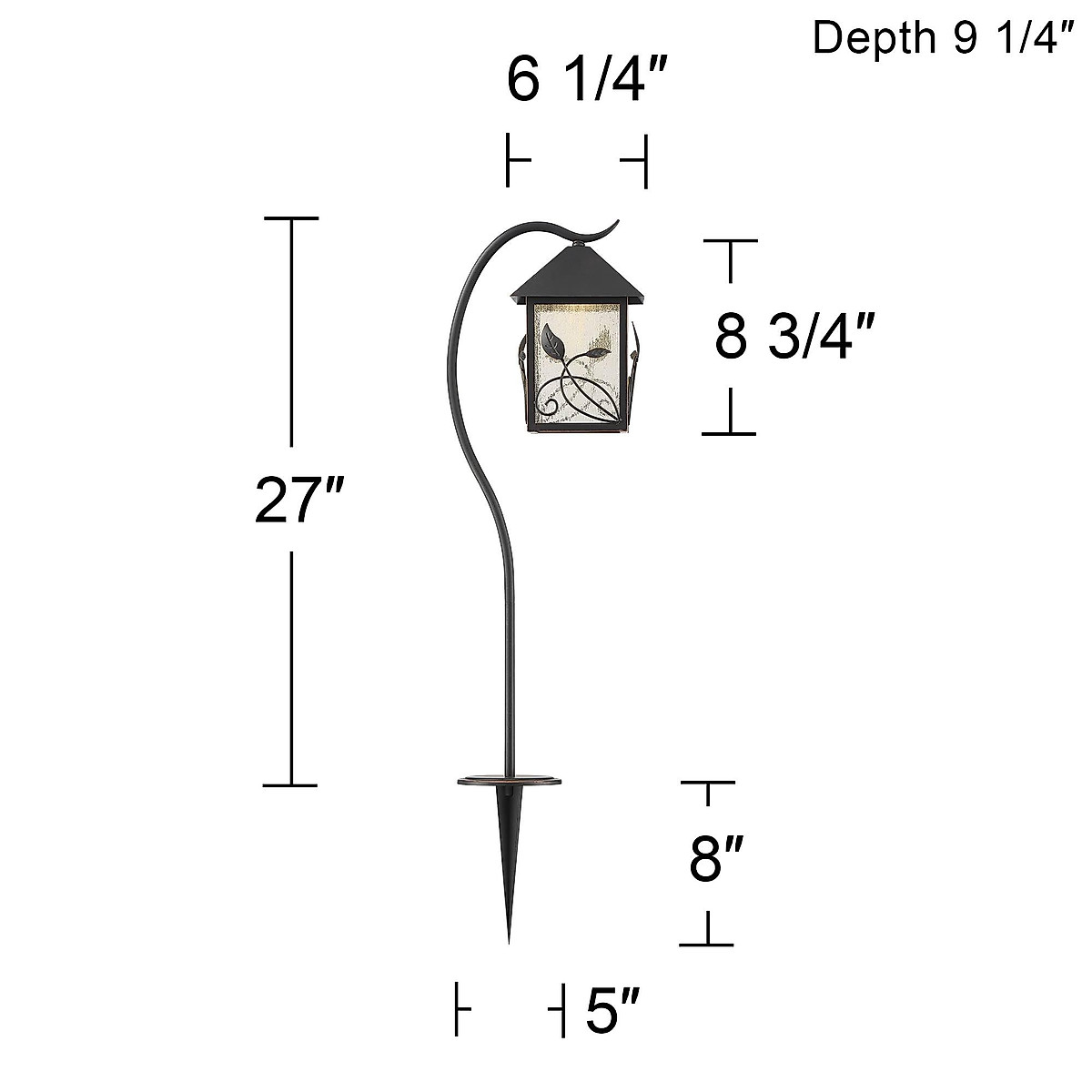 Franklin Iron Works French Garden 27" Bronze LED Landscape Path Light