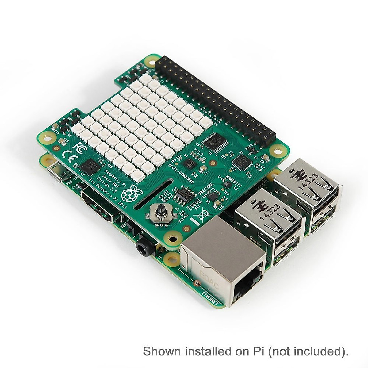 Raspberry Pi RASPBERRYPI-SENSEHAT Sense HAT with Orientation, Pressure, Humidity and Temperature Sensors