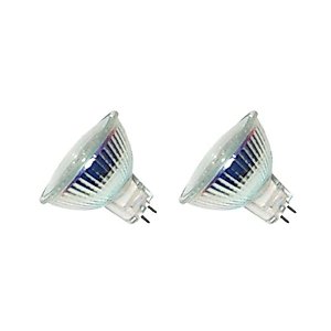 ETOPLIGHTING MR16-12V-20W-2P 20-watt MR16 with UV Front Glass 12V Halogen Flood Reflector Light Bulbs, 2-Piece