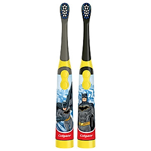 Colgate Kids Battery Powered Toothbrush, Batman, Extra Soft Toothbrush, Ages 3 and Up, 1 Pack