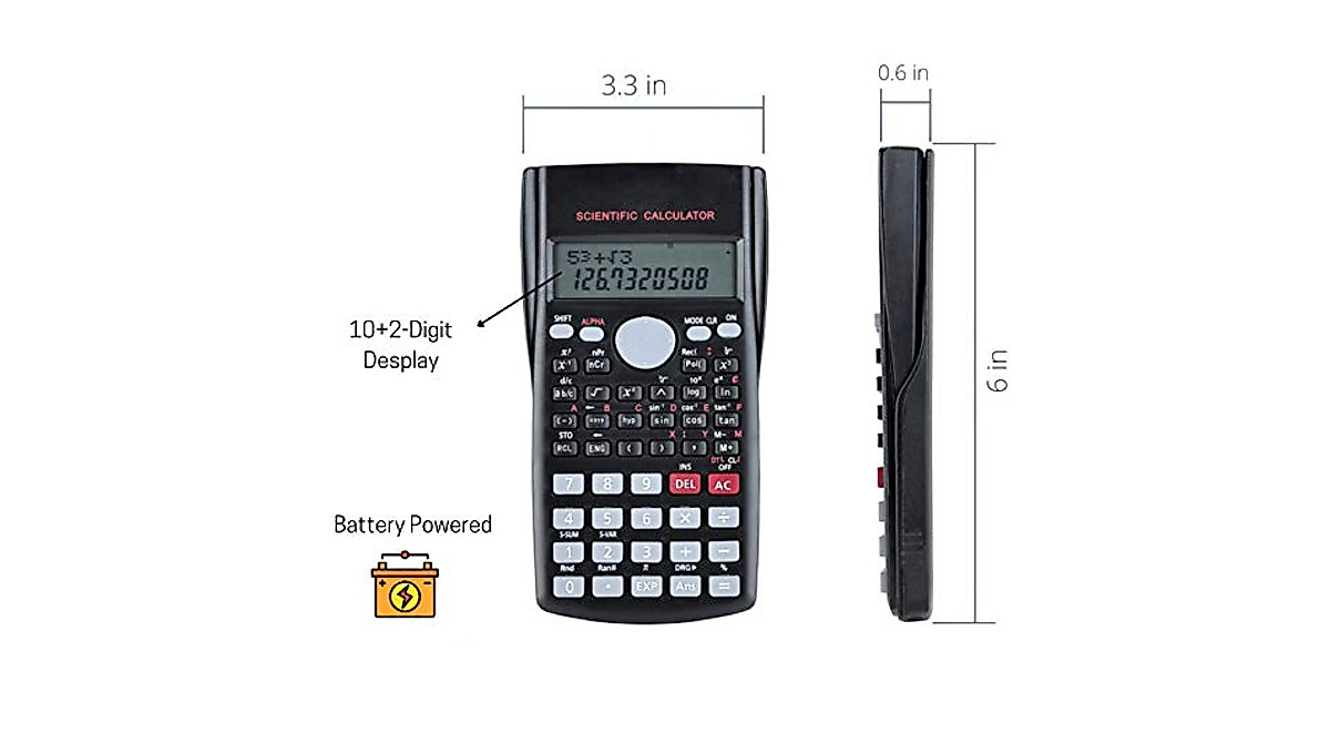 Mr. Pen Scientific Calculator - Dual Line Display