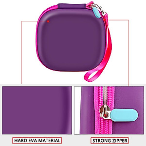 Comecase Case for Leapfrog Rockit Twist Handheld Learning Game System, Perfect Toy Box Storage for Kids Children -Purple