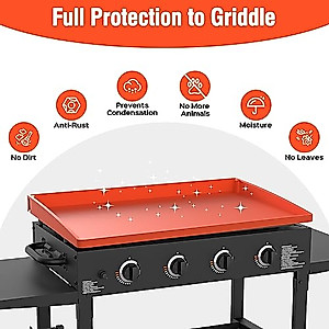 Silicone Griddle Mat for Blackstone 36 Inch Griddle,Heavy Duty Food Grade Silicone Griddle Cover,【Upgraded Full-edge】Griddle Mat Protective BBQ Grill for Blackstone Protector Accessories Kit