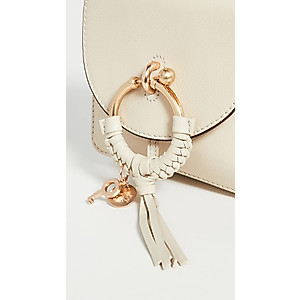 See by Chloe Women's Joan Mini Crossbody, Cement Beige, Off White, One Size