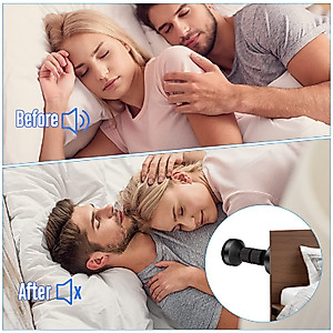 4PCS Adjustable Threaded Headboard Stoppers,Bed Frame Anti-Shake Tool,Bedside Headboards Prevent loosening Anti-Shake Fixer,Telescopic Support Headboard Stabilizer Bed Stoppers for Room Wall,Beds,Sofa