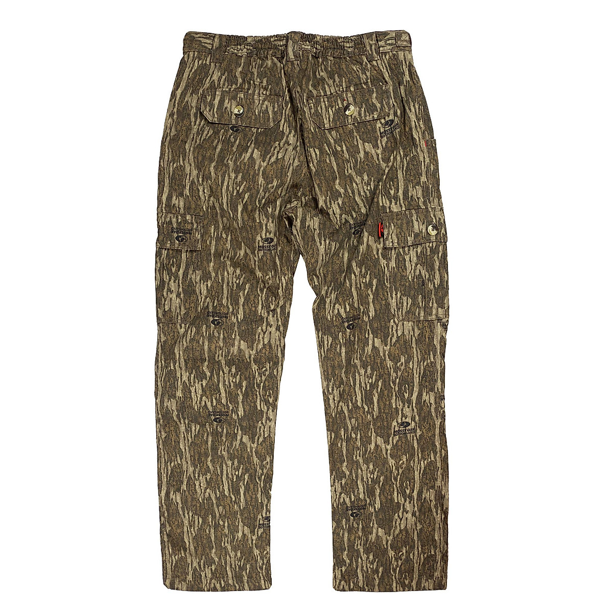 Mossy Oak Cotton Mill 2.0 Camo Hunting Pants for Men Camouflage Clothes, Bottomland, Medium