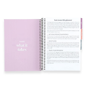 A5 Coiled Productivity Planner | All-in-One Project Checklists, Habit & Progress Trackers, Monthly Check-in's, Organizer & Journal | 160 pages, 80 lb. Mohawk Premium Paper, Designed by Erin Condren