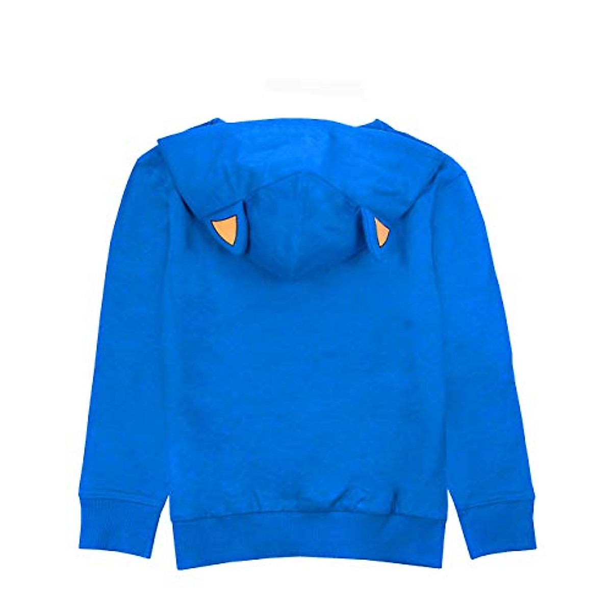 Sonic The Hedgehog Hoodie For Boys Character 3D Ears Boy's Kids Blue Hooded Jumper 7-8 Years