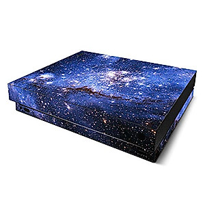 Mcbazel Pattern Series Vinyl Decal Protective Skin Cover Sticker for Xbox One X Console & Controller (NOT Xbox One/Xbox One Elite/Xbox One S) - Galaxy V2