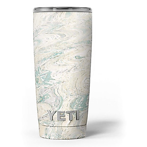 Design Skinz Slate Marble Surface V25 - Skin Decal Vinyl Wrap Kit Compatible with The Yeti Rambler Cooler Tumbler Cups
