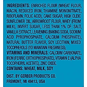 Gerber Snacks for Baby Arrowroot Biscuits, 5.5 Ounce Pouch (Pack of 4)