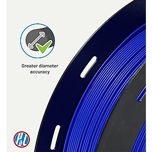 PRINTALOT PETG 3D Printer Filament, Dimensional Accuracy +/- 0.03 mm, 1 kg Spool, 1.75 mm, Translucent Violet