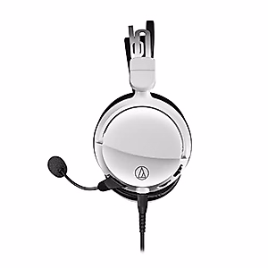 Audio-Technica ATH-GL3WH Closed-Back Gaming Headset, White