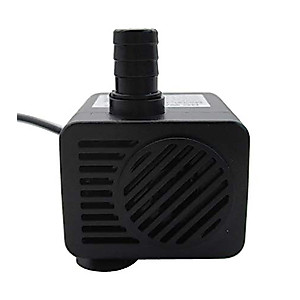 SENSTREE 52 GPH (200L/H, 3.5W) Submersible Water Pump, DC 12V Ultra Quiet Fountain Pump, 4.9ft High Lift Mini Brushless Pump with 1.4m (4.59ft) Power Cord for Fish Tank, Pond, Aquarium Auto Top Off