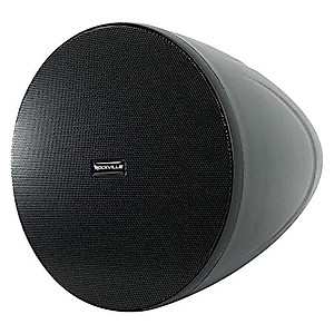 Rockville (6) PEN-65T Black 6.5" 70V Hanging Pendant Speaker Commercial/Restaurant