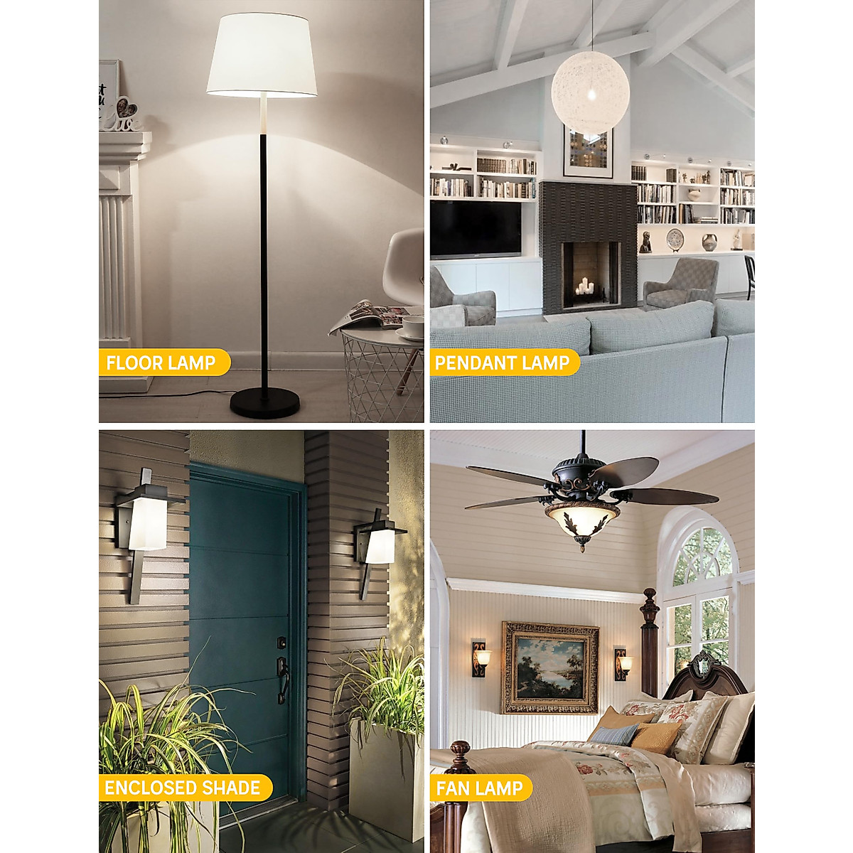 200-250 Watt Equivalent LED Light Bulb, A21 Super Bright LED Light Bulbs 25W, High Output 2800 Lumens, E26 Daylight White 5000K for Home, Office, Store, Garage, Warehouse, Garden, 2-Pack