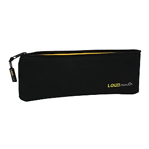 LOUDmouth Long Zippered Pouch for Large Wireless Microphones | Mic Bag | 12.5" x 4" (1 Pack)