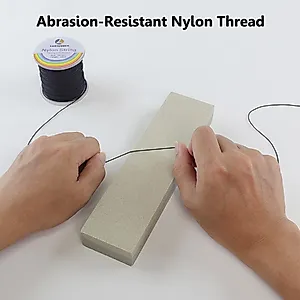 0.8mm Nylon String, Strong Bracelet String, Durable Nylon Cord for Jewelry Making, Bracelets, Beading, Necklaces, Rattail Braiding, Kumihimo, Wind Chimes, Blinds and Handicrafts