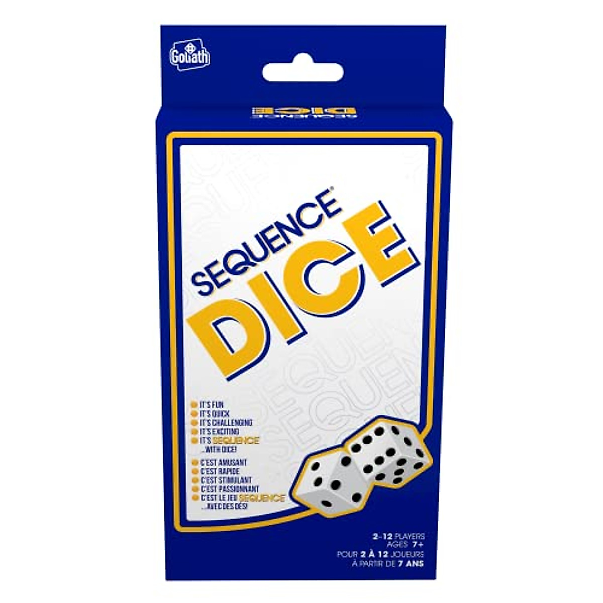 Sequence Dice Peggable - Bilingual by Jax - Packaging Colors May Vary