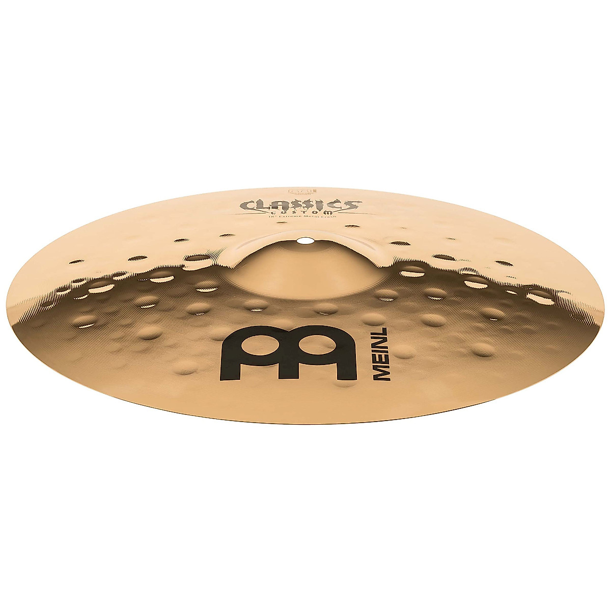 Meinl 18" Crash Cymbal - Classics Custom Extreme Metal - Made in Germany, 2-YEAR WARRANTY (CC18EMC-B)