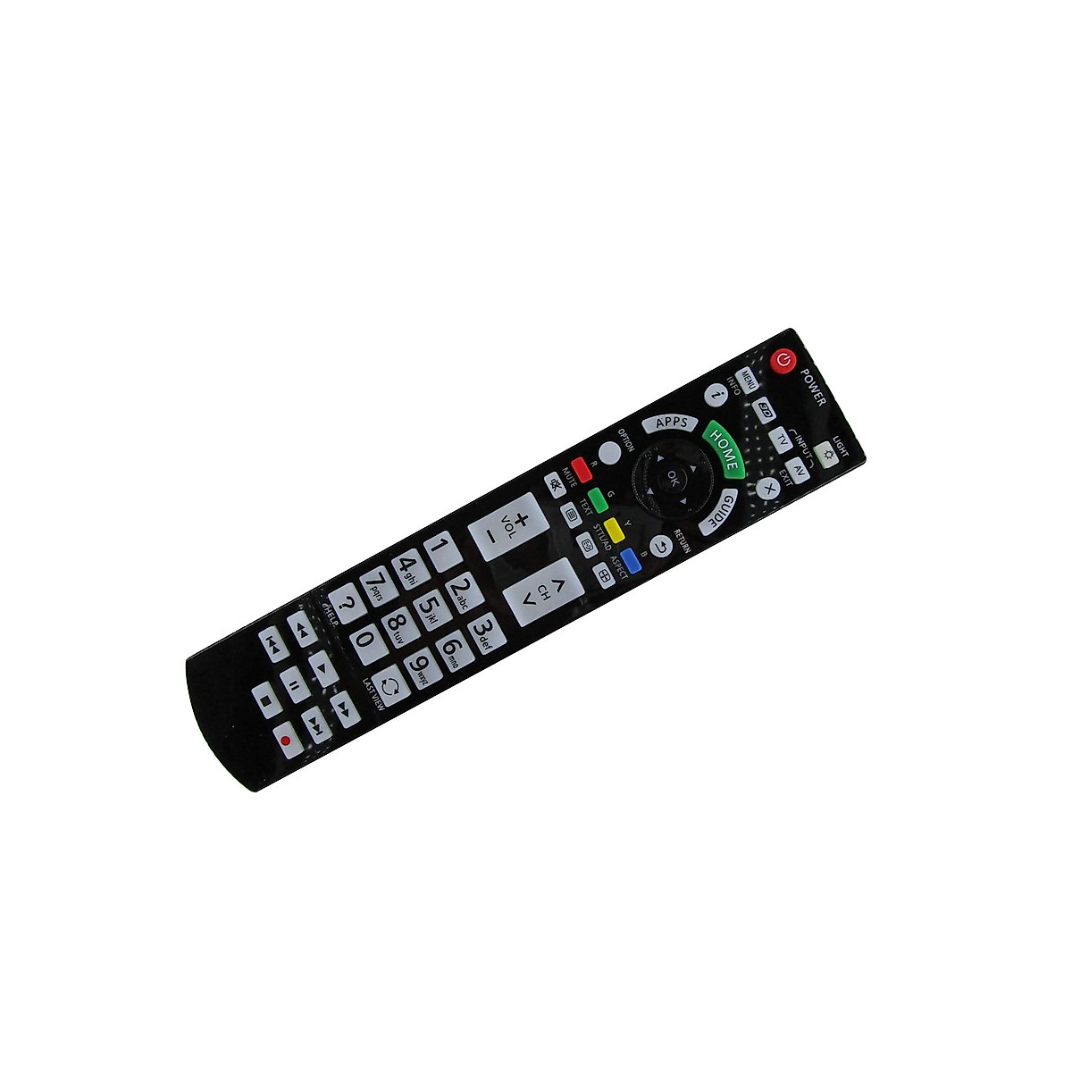 HCDZ Replacement Remote Control for Panasonic Viera N2QAYB000862 TC-P55VT60 TC-P60VT60 TC-P60ZT60 TC-P65VT60 TC-P65ZT60 TX-P65VT50 55/60/65" Class 1080p Plasma Full HDTV LED TV
