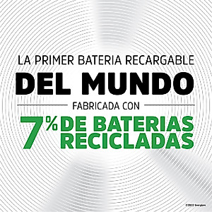 Energizer 2 Precharged Recharg Battery, C, NiMh, PK2 Lighting, Green and Silver (Packaging May Vary), 2 Count