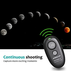 AODELAN Wireless Shutter Release for Olympus OM-D E-M10 Mark II, Pen E-PL8, Pen-F and for Panasonic Lumix DMC-G7, G85, GH4, Replaces RM-UC1 and DMW-RSL1