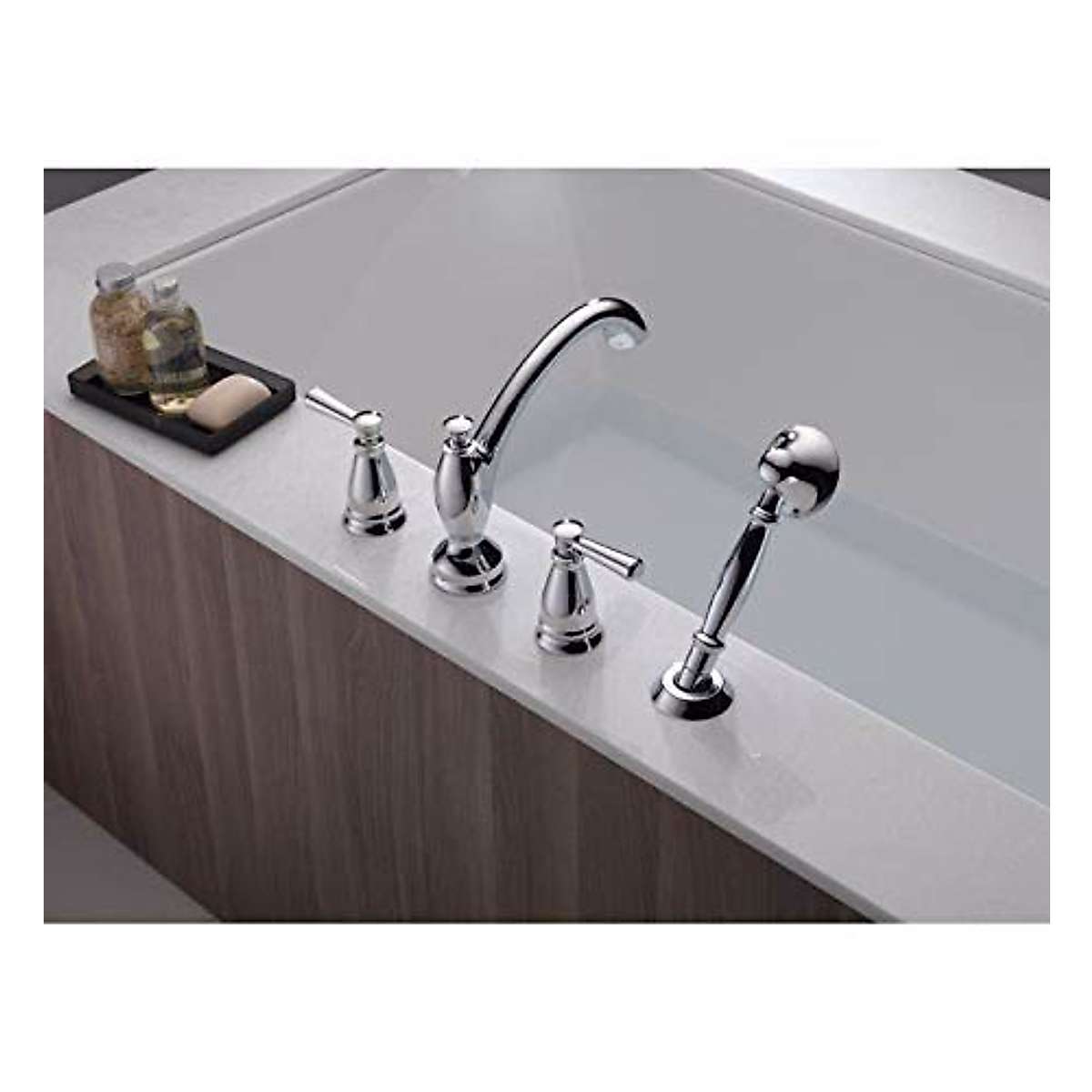 DELTA FAUCET T4793 Delta Bath Faucets and Accessories Roman Tub with Hand Shower Trim, Chrome