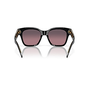 Costa Woman Sunglasses Black Frame, Rose Gradient Lenses, 54MM