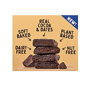 Nature’s Bakery Double Chocolate Brownie Bars, Whole Grains, Dates, and Cocoa, Plant Based, Dairy-Free, Snack Bar, 6 Count (Pack of 6)