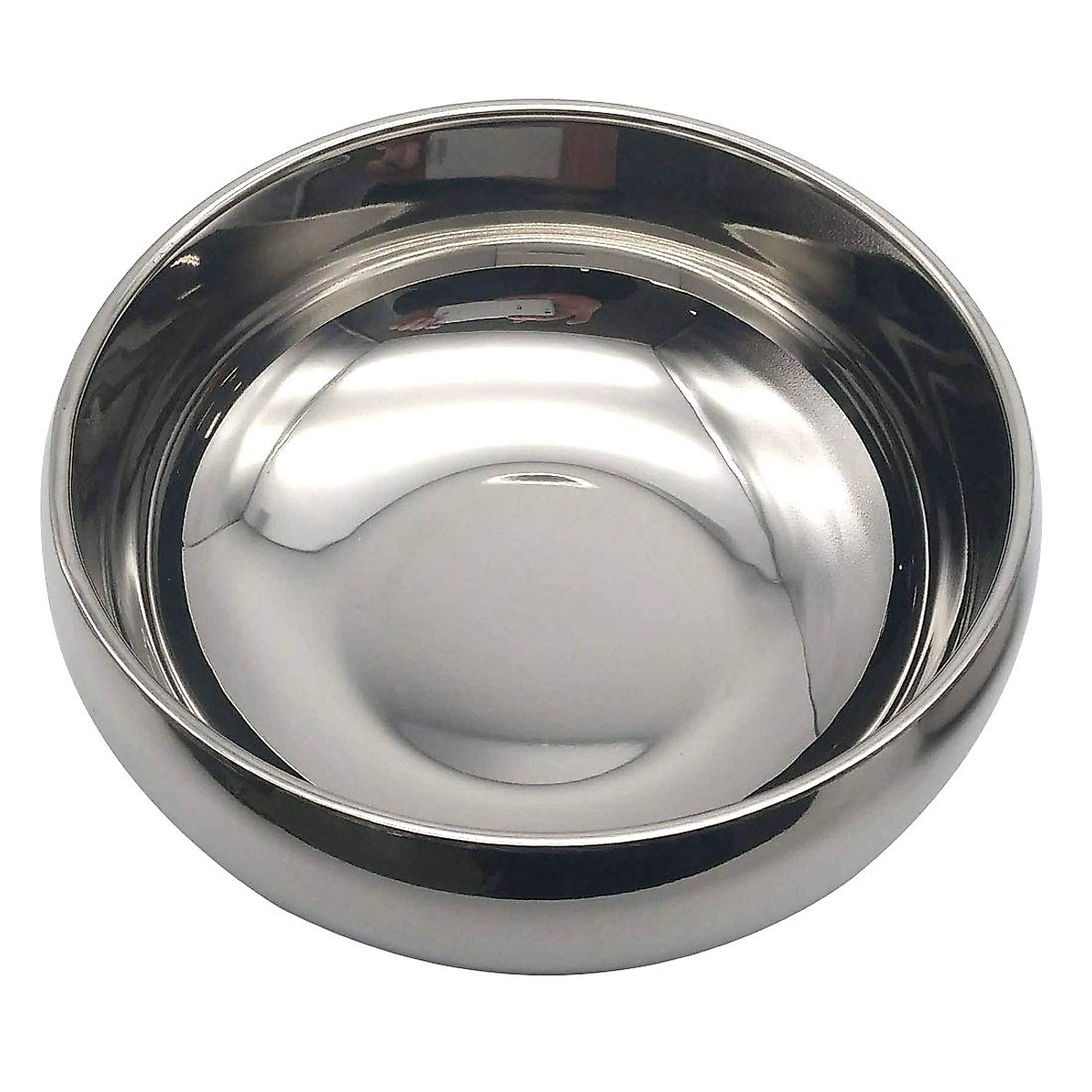 GARASANI Kitchen Tableware Stainless Steel Round Korean Traditional Rice Bowl With Lid Soup Bowl Set Vacuum Insulated Double Wall Metal Dinnerware