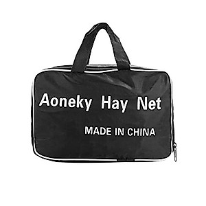 Aoneky Bale Hay Net - Slow Feed Haynet for Horses - 47'' - Fits Square Bales 36x18x18 in