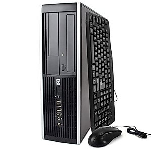 HP Elite C2D 3.0ghz, 4GB Memory, 500GB HDD, WiFi, BT 4.0, VGA, Display Port, Windows 10 Professional (Renewed)