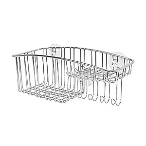 Spectrum Diversified Bathroom Contempo Shower, Stainless Steel, Basket w/Hooks