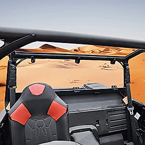 SAUTVS Rear Windshield for Polaris General XP 4 1000, Rear Full Windshield Rear Lock Panel Kit for Polaris General 1000/4 1000 / XP 1000 / XP 4 1000 2016-2022 Accessories, Replace #2881112