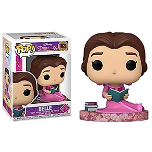 POP Disney: Ultimate Princess - Belle Funko Vinyl Figure (Bundled with Compatible Box Protector Case), Multicolor, 3.75 inches