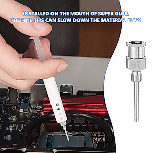 EXCEART 12Pcs Dispensing Needle Blunt Tip Stainless Steel Lock Needles Accuracy Precision- yringe Needle (16G)