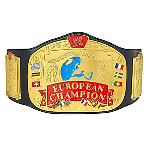 WWE Authentic Wear European Championship Replica Title Belt Multi