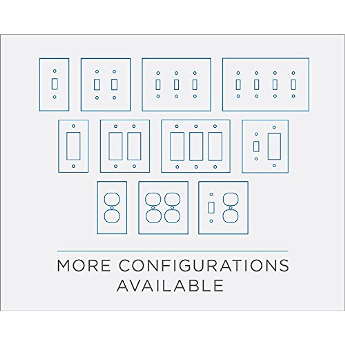 Franklin Brass Classic Architecture (1-Pack) Decorative Light Switch Cover Brushed Nickel 1-Gang Decorator/Rocker Wall Plate Single Switch Plate Cover Electrical Outlet Covers W35219-SN-C