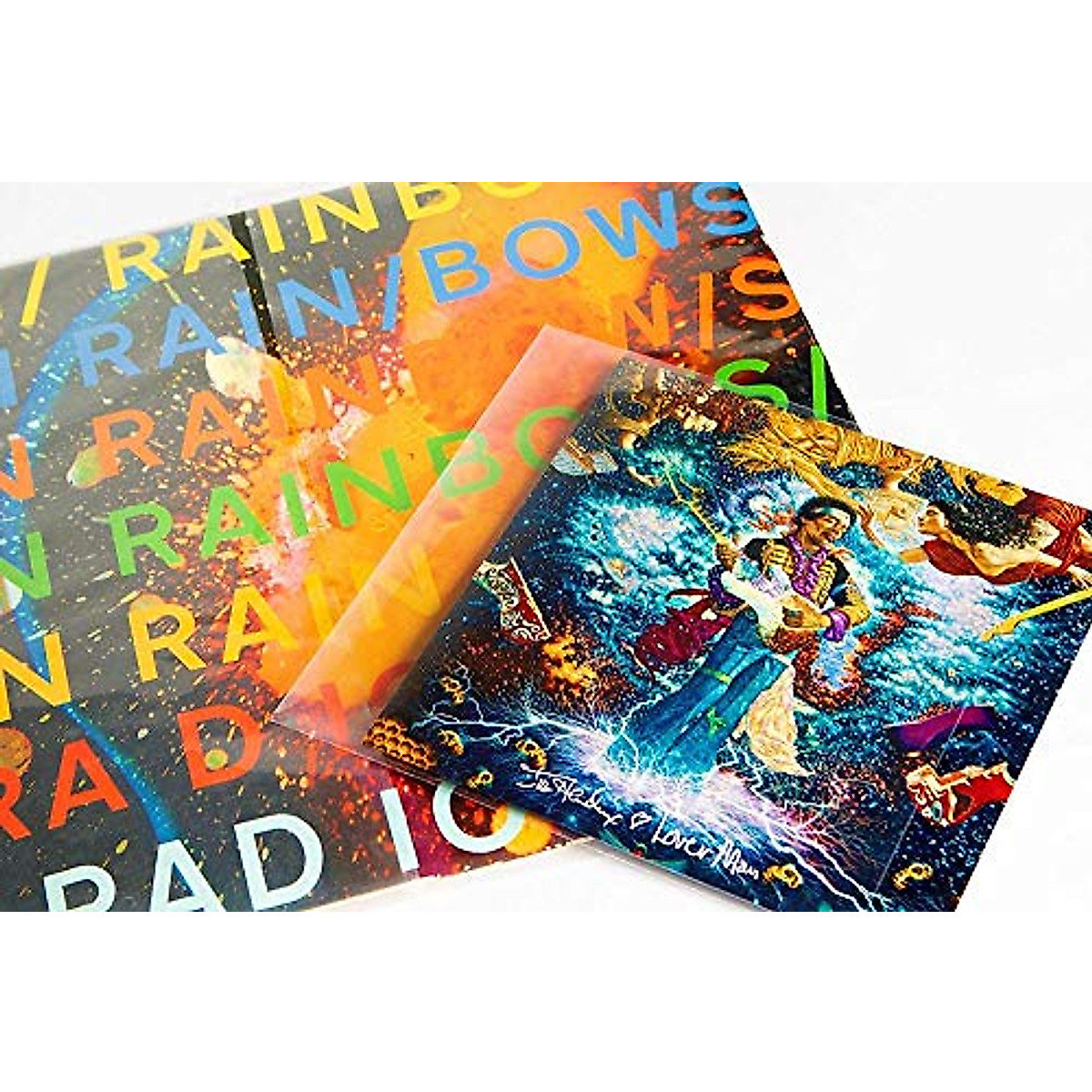 Skywin Vinyl Record Sleeves - 3 Mil Thick 100 Record Sleeves Outer Preserve Vinyl Records Protect from Dust and Scratches, Transparent Vinyl Outer Sleeves Showcase Album Cover Art (7 inch, 100 Pack)