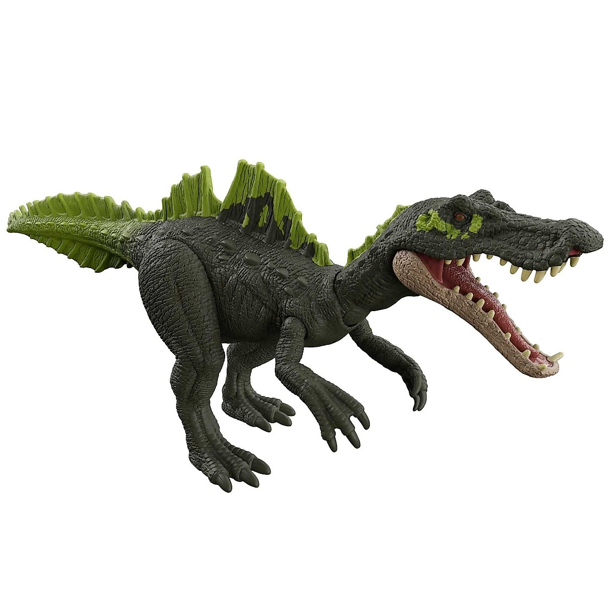 Mattel Jurassic World Dominion Roar Strikers Dinosaur Action Figure with Roaring Sound & Attack Action, Ichthyovenator Dino Toy Includes Downloadable App & AR
