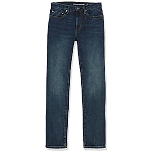 Amazon Essentials Men's Slim-Fit Stretch Jean, Dark Wash, 32W x 30L