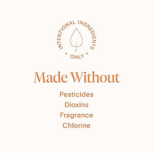 Cora Organic Applicator Tampons | Regular/Super Absorbency | 100% Cotton Core, Unscented, BPA-Free Compact Applicator | Leak Protection, Easy Insertion, Non-Toxic | 36 Tampons